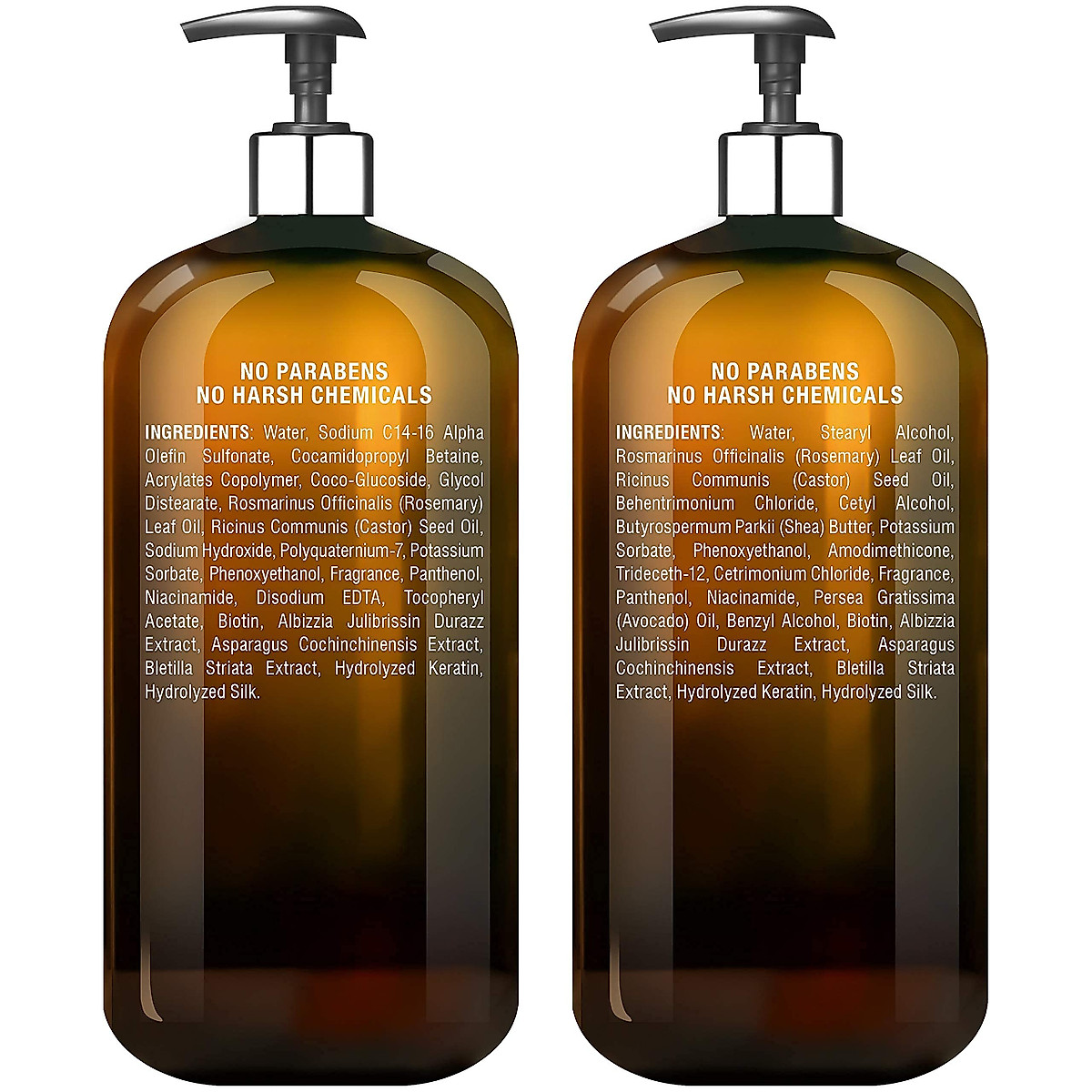 Majestic Pure Biotin with DHT Blocker Complex Shampoo & Conditioner Set (16 oz each) and Biotin Conditioner (16 oz) Bundle