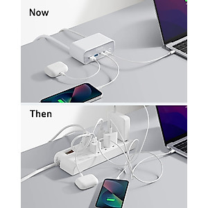 Anker USB-C to Lightning Cable, 541 Cable 6ft 525 Charging Station, 7-in-1 USB C Power Strip for iphone12/13, Max 65W