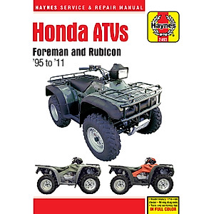 Honda ATVs Foreman & Rubicon (95 - 11) Haynes Repair Manual (Paperback)