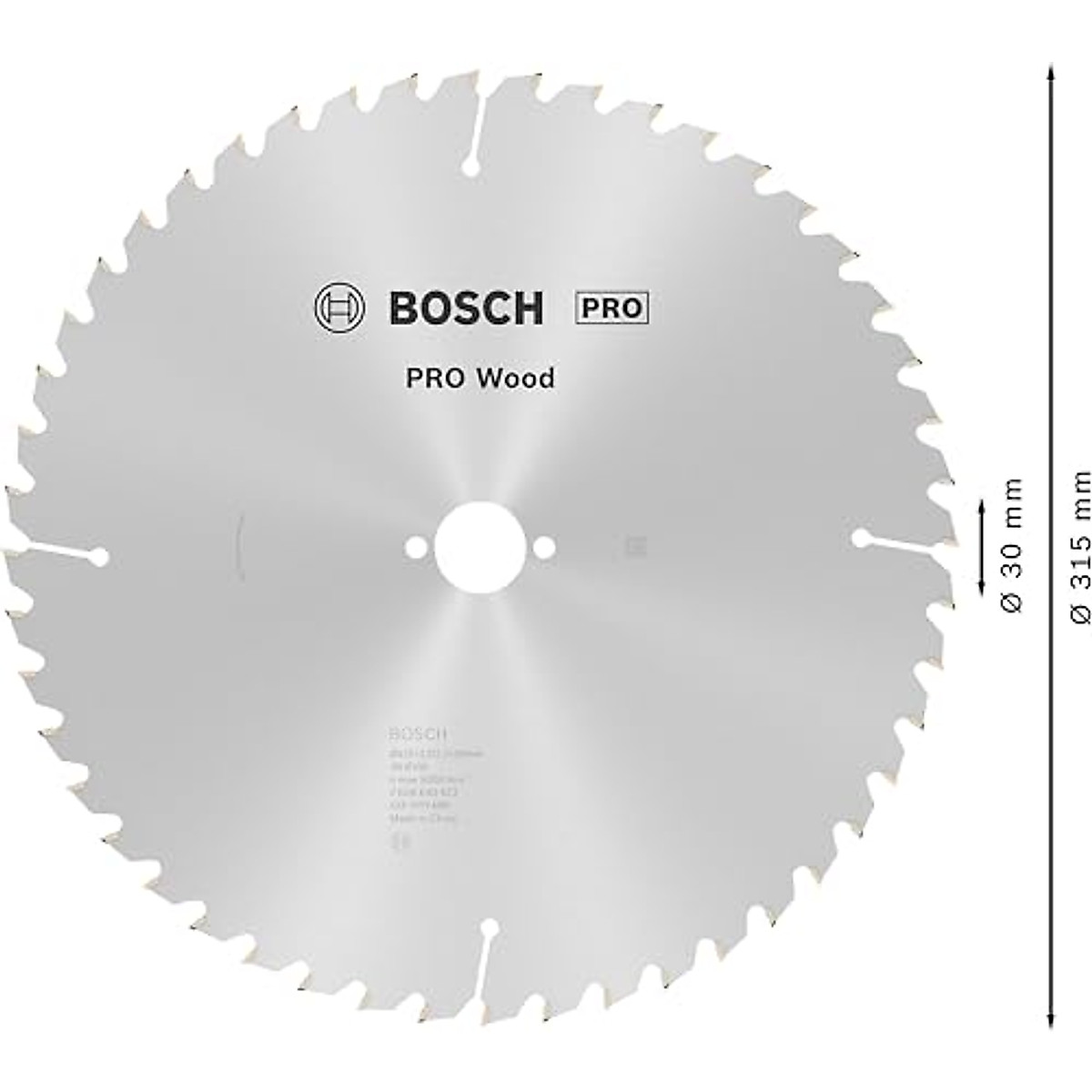 Bosch 2329899 Table Saw Blade, Silver
