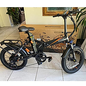 SAMEBIKE Electric Bike for Adults, 20" Foldable Ebike 48V 750W Motor up to 30Mph, Foldable Electric Bike with 48V 18Ah Battery, Shimano 7-Speed, Dual Suspension, Ebike for Women and Men as Gift