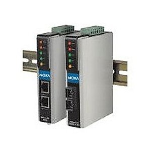 MOXA NPort IA5250I 2-Port RS-232/422/485 Serial Device Server with 2 KV Isolation, 0 to 55°C Operating Temperature