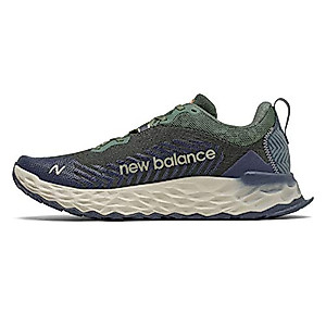 New Balance Men's Fresh Foam Hierro V6 Trail Running Shoe, Black Spruce/Timberwolf, 9.5 Wide