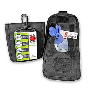 Naloxone Overdose Kit with Voice Instructions, Essential to Respond to an opioid Overdose Rescue, Does NOT Include naloxone, 1.0 Count