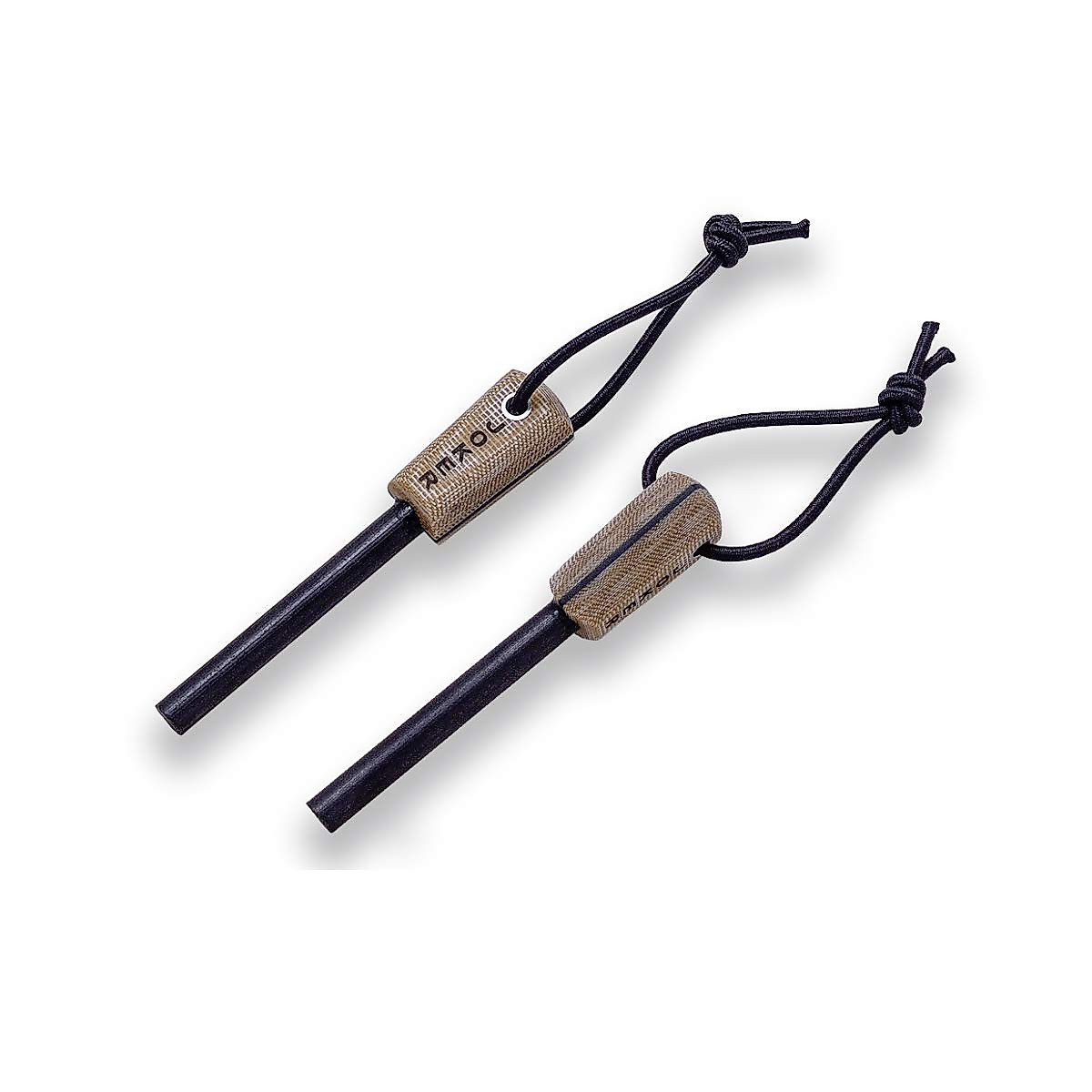 Hunting and Mountaineering Knife Joker CM113-P Trampero, Walnut Wood Handle, 10 cm Steel Blade Sandvik 14c28n, with Leather Sheath, Fire Starter, Tool for Fishing, Hunting, Camping and Hiking