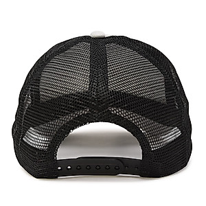 DALIX Embroidered Ghost Trucker Cap Hat Women Men in Gray Black