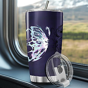 Tumbler Butterfly Tea Iced Jayvik Steel Hot Travel 20 Oz Coffee Stainless Insulated