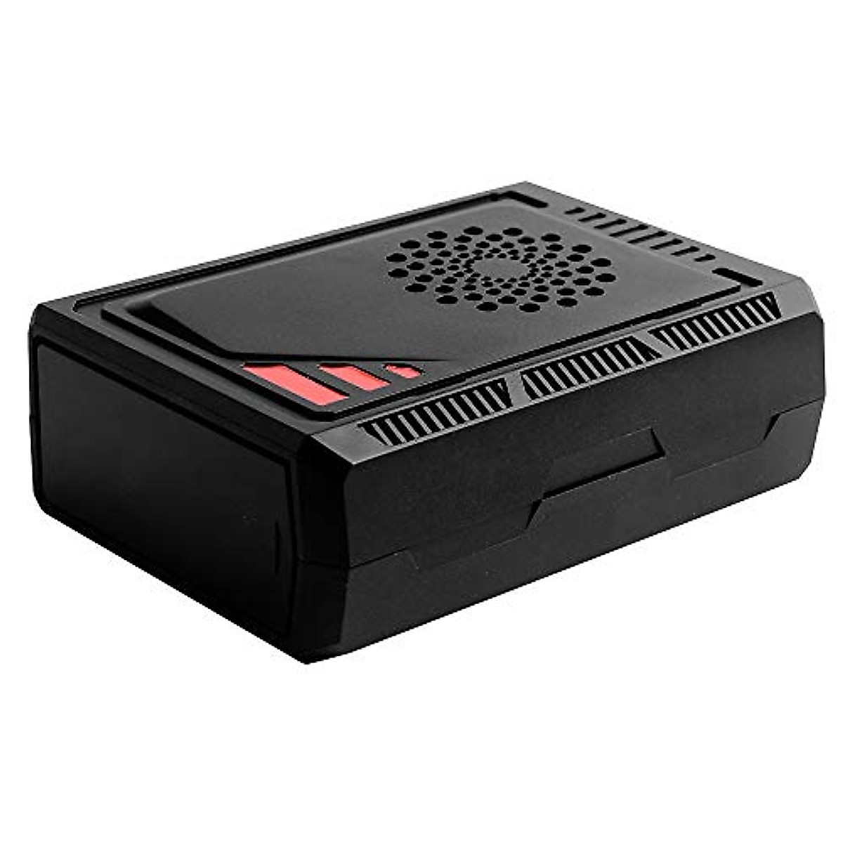 GeeekPi Raspberry Pi 4 Case, Raspberry Pi Case with Cooling Fan 40X40X10mm and 4pcs Raspberry Pi 4 Heatsink for Raspberry Pi 4 Model B