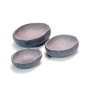 Yellow Door Rustic Bowls, Set of 3