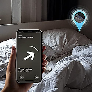 AhaStyle Case Compatible with 2022 Apple TV 4K HD Siri Remote 3rd Generation [AirTag Holder Built in] All Around Cover Apple TV Remote/Siri Remote (2nd) and AirTag (Midnight Blue)