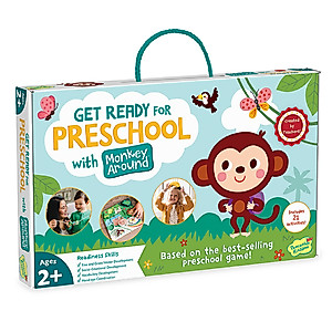 Peaceable Kingdom Get Ready for Preschool with Monkey Around Game for Pre School Kids and Toddlers
