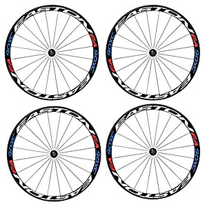 HMANE 4Pcs Bike Stickers Bicycle Wheel Rims Light Safety Reflective Stickers Decal