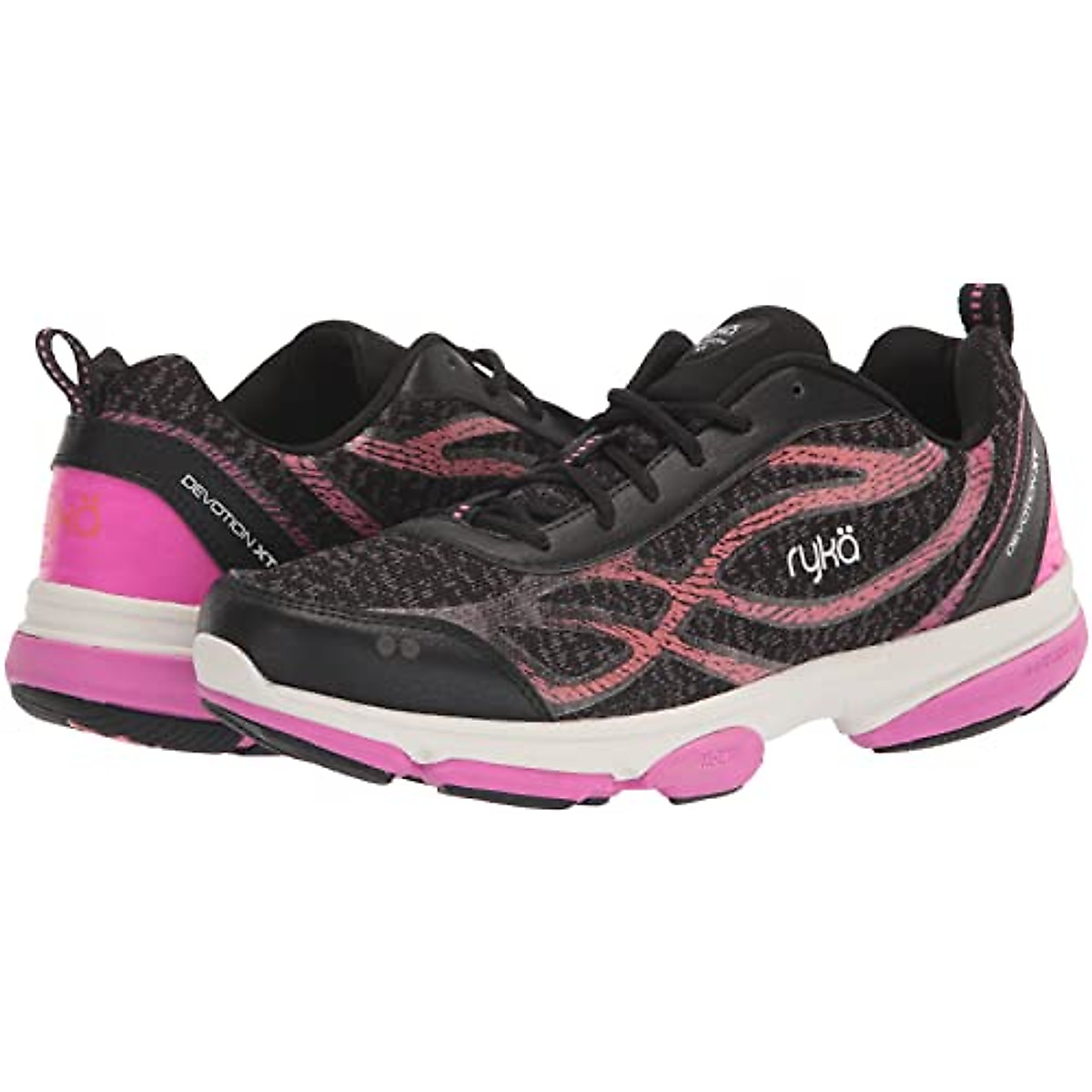 Ryka Women's Devotion XT Cross Training Shoe Black 5.5 M