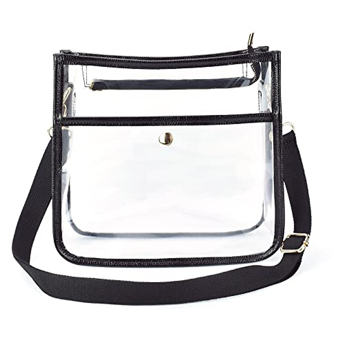 Clear Bag Stadium Approved Crossbody Hobo Bag For Women Girls With Zipper Closure(CP005)