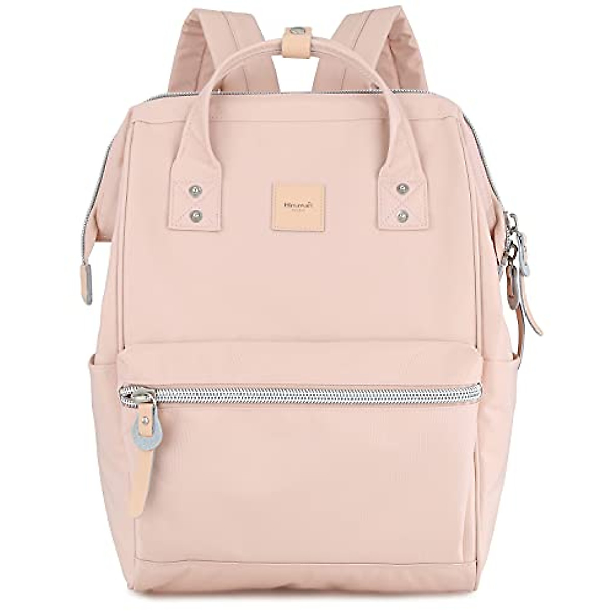 himawari Laptop Backpack for Women&Men Travel Backpack With USB Charging Port Large Business Bag Water Resistant College Bag Computer Bag Doctor Bag(1881-Pink, Regular)