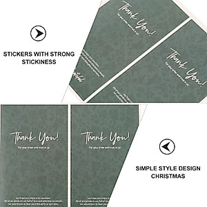 100pcs Box Sticker Decorative Rectangular Labels Decorative Labels Wedding Packing Accessory Handmade Adhesive Labels Accessories Coated Paper