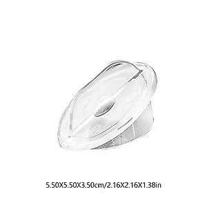 DOITOOL 4 Pcs Electric Pepper Grinder Covers Acrylic Salt Grinder Lids Pepper Mill Dust Proof Covers for Home Kitchen Supply