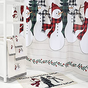 Avanti Linens Fingertip Towel, 100% Cotton Velour, Holiday Decor, Set of Two (Rustic Pals Collection),