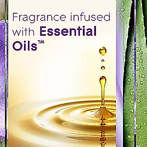 Glade Candle Tranquil Lavender & Aloe, Fragrance Candle Infused with Essential Oils, Air Freshener Candle, 3-Wick Candle, 6.8 Oz, 3 Count