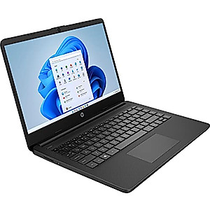 2022 Newest HP Premium 14-inch HD Laptop| Intel Celeron N4020 to 2.8GHz 8GB RAM 128GB(64GB SSD+ Card)| Webcam Bluetooth HDMI USB-C Wi-Fi| Win 11 S with 1 Year MS 365| LIONEYE Bundle| Black