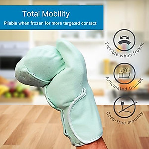 NatraCure Cold Therapy Mittens - Small/Medium - for Sore, Aching Hands, Working Hands, Arthritis, Neuropathy, Chemotherapy, Chemo Care Package for Women, Cryotherapy, Edema Relief, Hand, Finger Pain