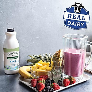 Green Valley Lactose Free Plain Lowfat Kefir/Drinkable Yogurt, 32 Ounce bottle