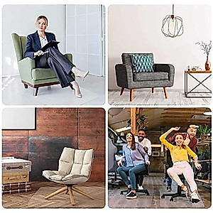 Clear PVC Desk Chair Mat 1.5mm Floor Mat,PVC Transparent Office Computer Floor Protector Non-Slip Durable,Furniture Wooden Floor Protector for Home Office,65/75/85/95/105/115cm Wide for Office & Home