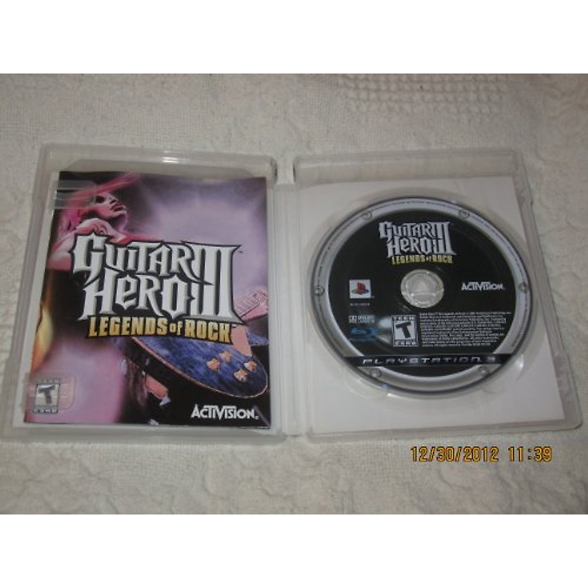 Guitar Hero III: Legends of Rock - Playstation 3 (Game only)