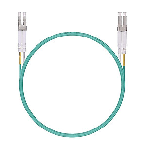 2 Pack of SFP Transceiver Multimode Gigabit Mini-GBIC Module Bundle with 1meter OM3 LC to LC Fiber Patch Cable, 1000Base-SX Compatible for Netgear AGM731F and More