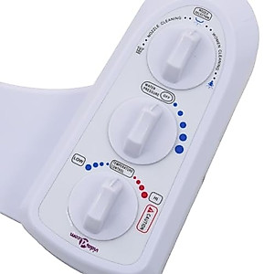 CUMYZO Bidet Toilet Seat Attachment Hot Cold Water Dual Nozzles Hardware,Plumbing,Plumbing Fixture Hardware & Parts,Toilet & Bidet Accessories,Bidet Faucets & Sprayers