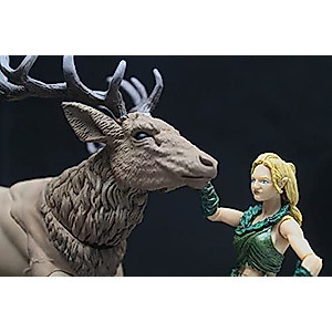 Boss Fight Studio Vitruvian H.A.C.K.S. Mighty Steeds Elk Kawiki Action Figure - Highly Articulated, Properly Proportioned, Collectible & Customizable Figurine with Stand - 1:18 Scale