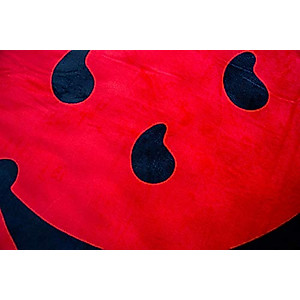 Kool-Aid Man Plush Throw Blanket | Cozy Sherpa Wrap Covering for Sofa, Bed | Super Soft Lightweight Fleece Blanket | Geeky Home Decor | 45 x 60 Inches