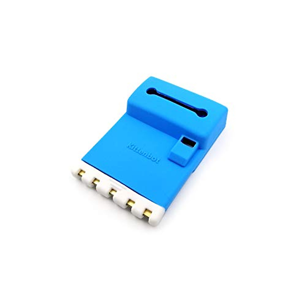 Kittenbot Meowbit Card-Sized Retro Game Computer Codable Console for Microsoft Makecode Arcade & Python Video Game Compatible Micro:bit Expansion Board for Robot Building Without Battery(Blue)