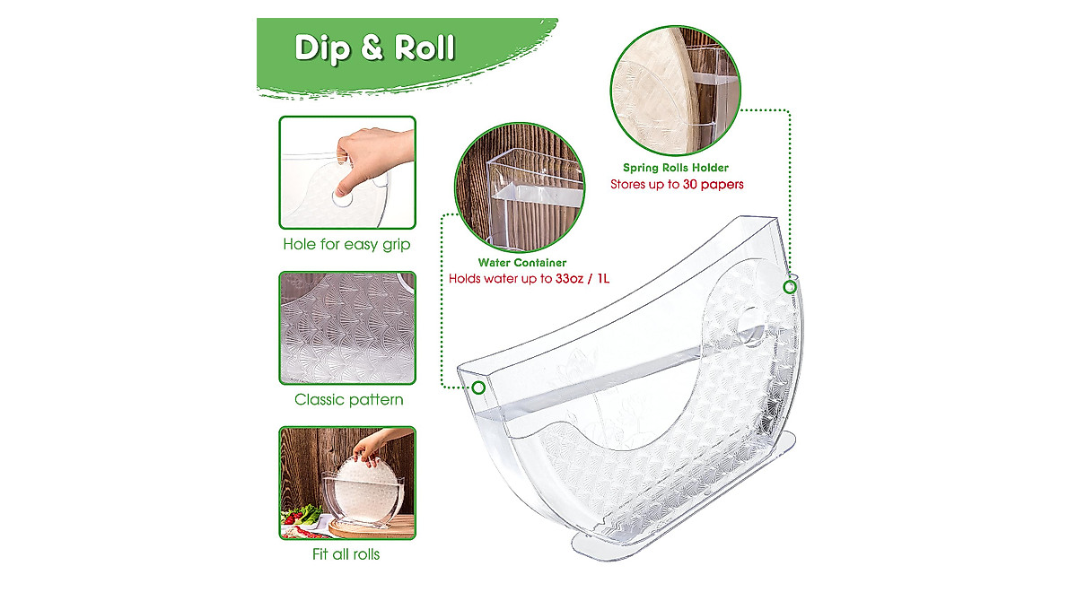 Rice Paper Water Bowl for Perfect Spring Rolls