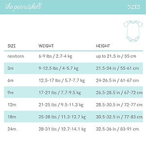 The Peanutshell Short Sleeve Baby Bodysuits Set for Baby Girls - Cheetah, Pink, Floral Maroon - 5 Pack Set… (Newborn)