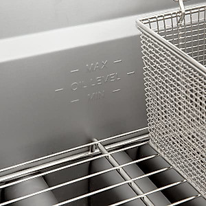 Pitco SG18-S 75 lb. Stainless Steel Floor Fryer (SG18-S 75 lb)