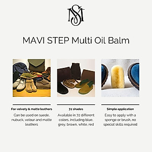 MAVI STEP Multi Oil Balm Suede & Nubuck Renovator Cream - 107 Bright Yellow