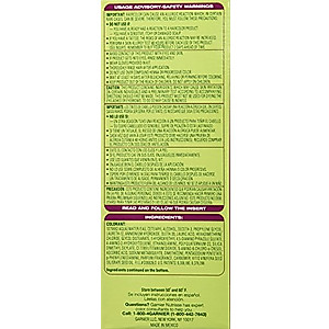 Garnier Hair Color Nutrisse Ultra Color Nourishing Creme, BR3 Intense Burgundy (Lotus Berry) Red Permanent Hair Dye, 1 Count (Packaging May Vary)