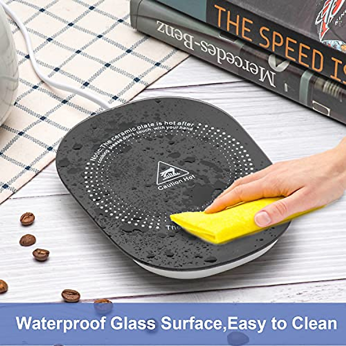 Coffee Mug Warmer for Desk with Auto Shut Off, Coffee Cup Warmer for Desk Office Home-Birthday Coffee Gifts