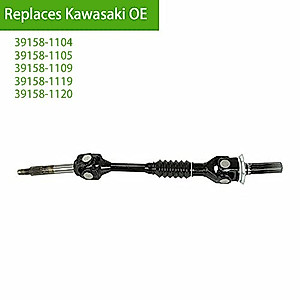 Complete Rear Axle Shaft & Wheel Bearing Compatible with 2001-2008 Kawasaki Mule 3010 4x4 39158-1119