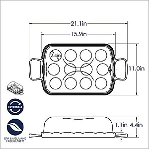 Nordic Ware Cakes and Cupcakes Carrier, Blue