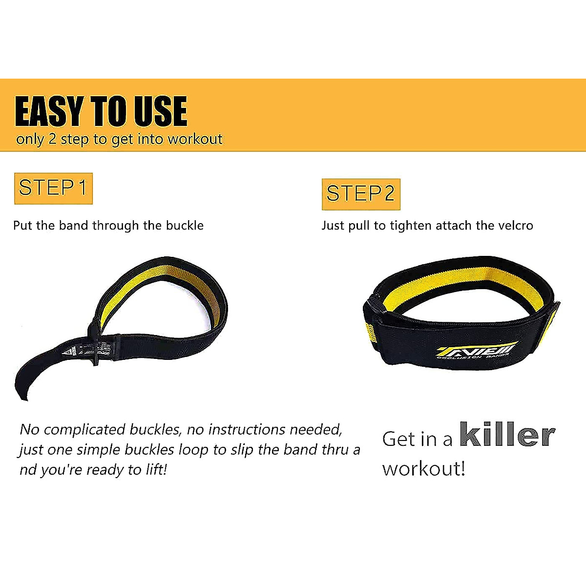 Occlusion Bands for Women Glutes & Hip Building, Blood Flow Restriction Bands BFR Bundle Booty Bands, Best Fabric Resistance Bands for Exercising Your Butt, Squat, Thigh, Fitness