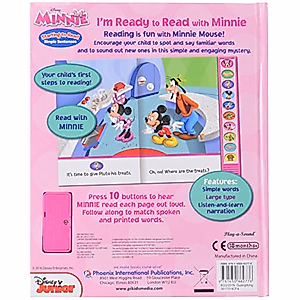 Disney Minnie Mouse - I'm Ready to Read with Minnie Sound Book - PI Kids