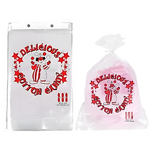 Cotton Candy Bags with Twist Ties- Pack of 400ct