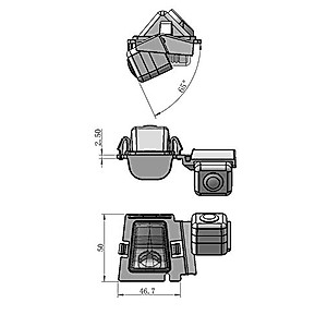 Vehicle Camera Night Vision Car Rear View Camera Reverse Auto Parking Cameras for JEEP Wrangler 2007-2017