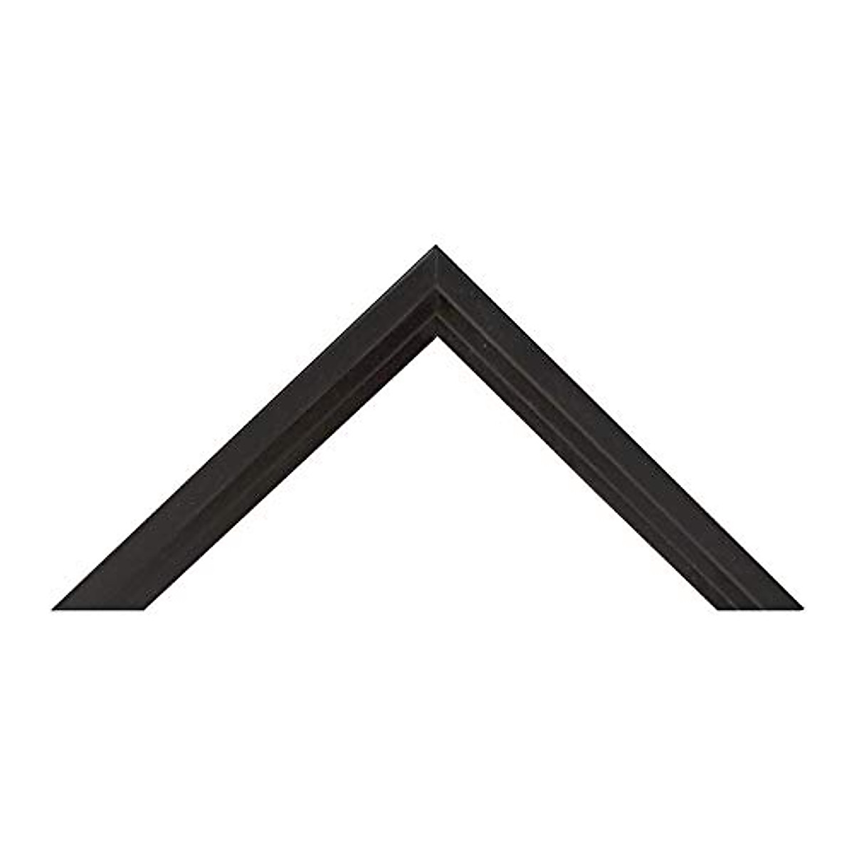 Creative Mark Illusions Floater Frame For 3/4" Deep Canvases - 16x20 Black- Set of 4, Ideal for Galleries & Home Decor - Wood Float Frame for Canvas Paintings- Complete Hanging Hardware