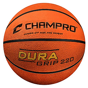 Champro Dura-Grip 220 Basketball - Junior 27.0, Orange, BB47