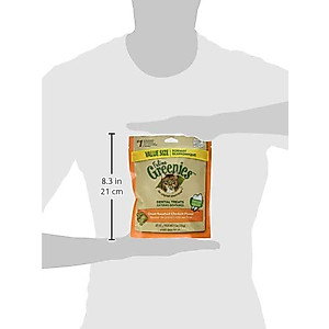 FELINE GREENIES Natural Dental Care Cat Treats Oven Roasted Chicken Flavor, 5.5 oz. Pack