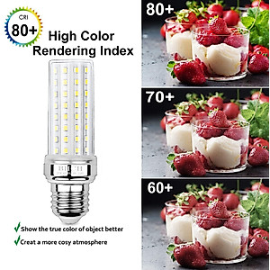 BHCH LED Corn Bulbs 20W, E26 Edison Screw Bulbs, 150W Incandescent Bulbs Equivalent, Neutral White 4000K, Non-Dimmable, Pack of 3
