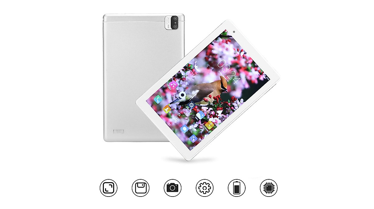 DAUZ 8-Inch Tablet with Dual Cameras and 5G WiFi - Perfect for Travel ...